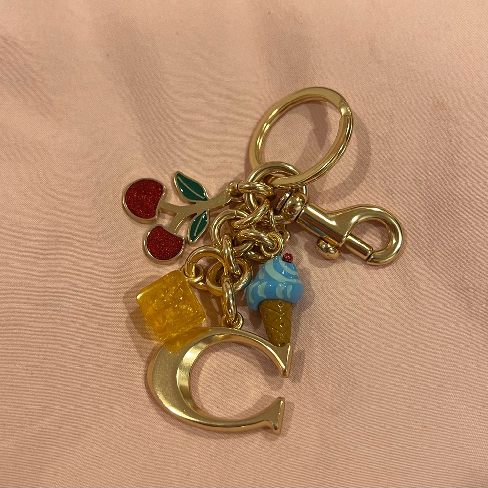 Coach Cluster Dice, Cherry, Ice Cream Charm - Gem